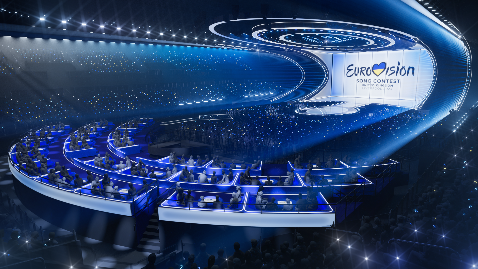¡Así será el escenario de Eurovisión 2023!